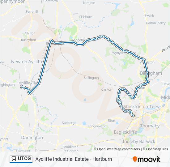 UTCG Route: Schedules, Stops & Maps - Hartburn (Updated)
