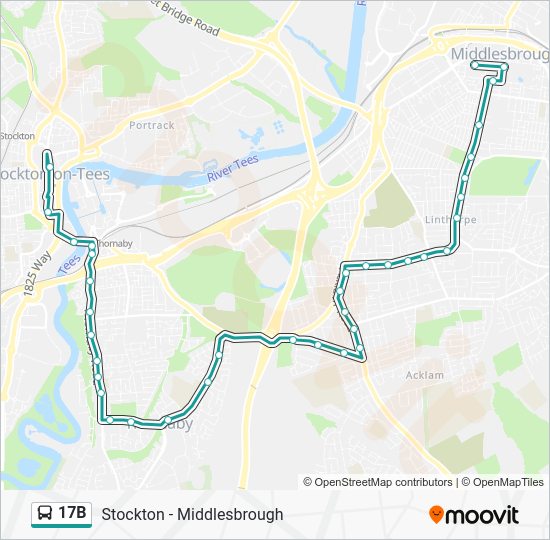 17B Route: Schedules, Stops & Maps - Stockton (Updated)