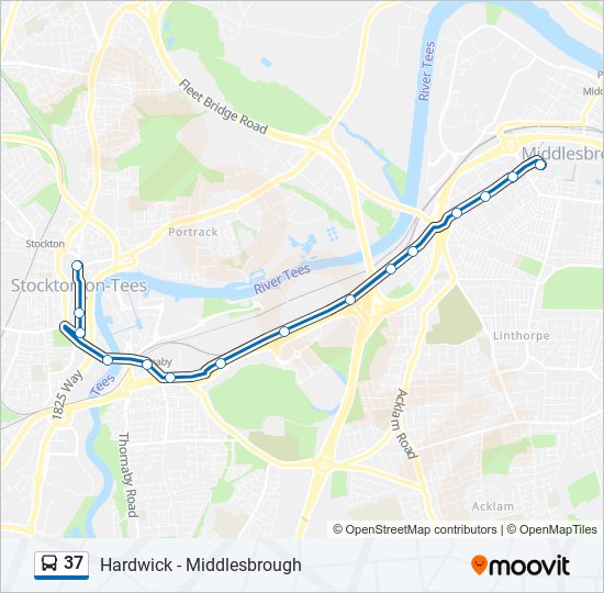 37 Route: Schedules, Stops & Maps - Stockton (Updated)