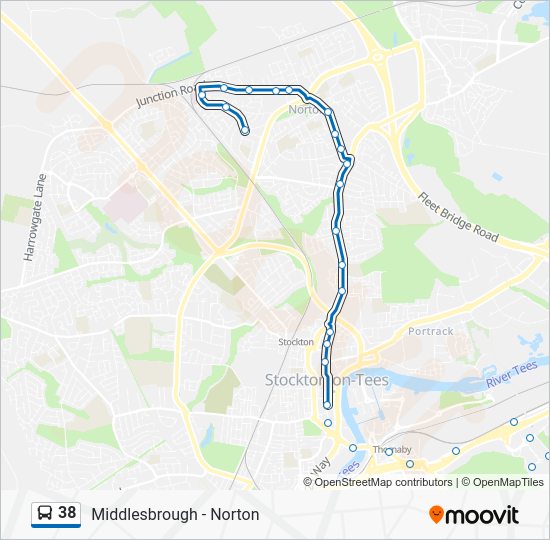 38 Route: Schedules, Stops & Maps - Norton (Updated)