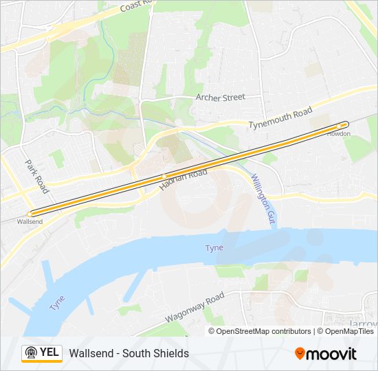 yel Route: Schedules, Stops & Maps - Wallsend (Updated)