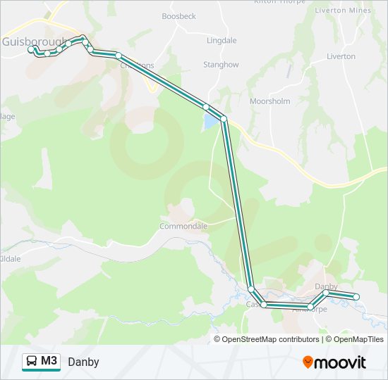 M3 Route: Schedules, Stops & Maps - Danby (Updated)