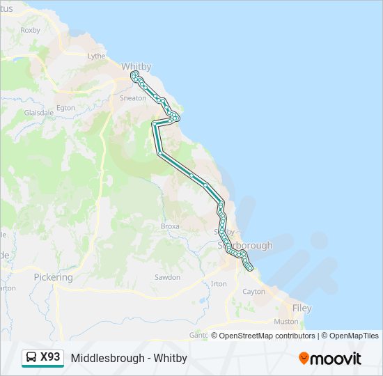 x93 Route: Schedules, Stops & Maps - Weaponness (Updated)