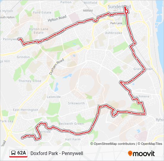 62A Route: Schedules, Stops & Maps - Pennywell (Updated)