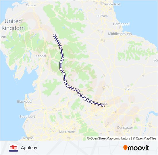 northern Route: Schedules, Stops & Maps - Appleby (Updated)