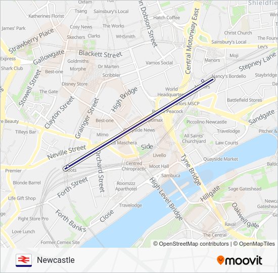 NORTHERN Route: Schedules, Stops & Maps - Newcastle (Updated)