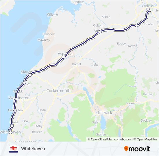 northern Route: Schedules, Stops & Maps - Whitehaven (Updated)