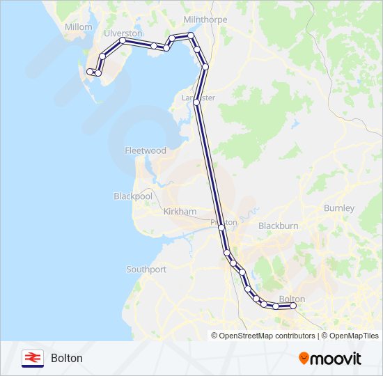 northern Route: Schedules, Stops & Maps - Bolton (Updated)