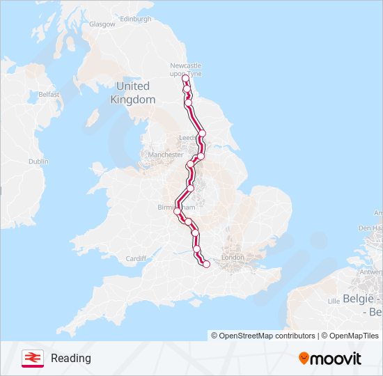 crosscountry Route: Schedules, Stops & Maps - Reading (Updated)