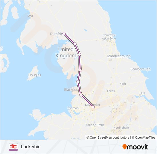 transpennine express Route: Schedules, Stops & Maps - Lockerbie (Updated)