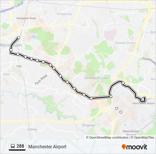 288 Route: Schedules, Stops & Maps - Manchester Airport (Updated)