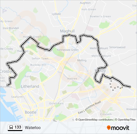 133 Route: Schedules, Stops & Maps - Waterloo (Updated)