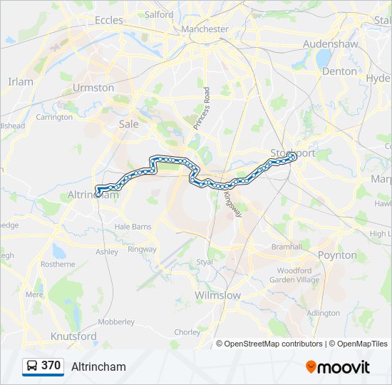 370 Route: Schedules, Stops & Maps - Altrincham (Updated)