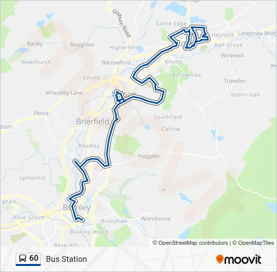 60 Route: Schedules, Stops & Maps - Bus Station (Updated)