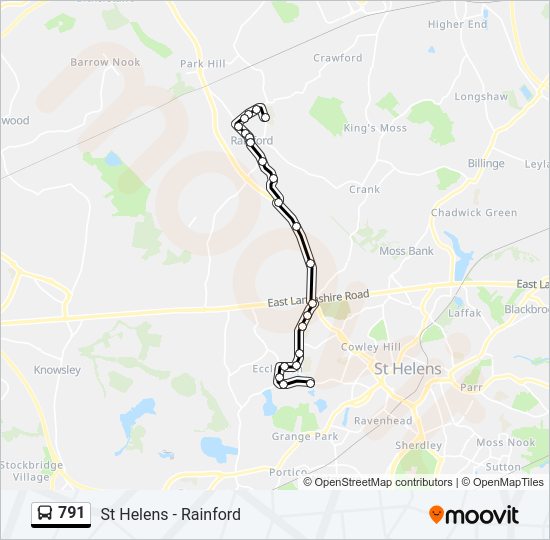 791 Route: Schedules, Stops & Maps - Muncaster (Updated)