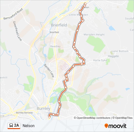 2a Route: Schedules, Stops & Maps - Nelson (Updated)