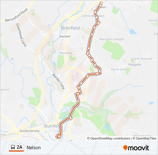 2a Route: Schedules, Stops & Maps - Nelson (Updated)