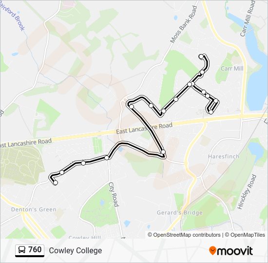 760 Route: Schedules, Stops & Maps - Cowley College (Updated)