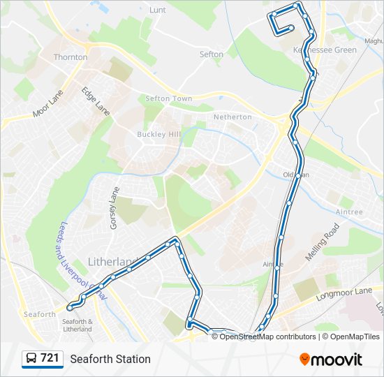 721 Route: Schedules, Stops & Maps - Seaforth Station (Updated)
