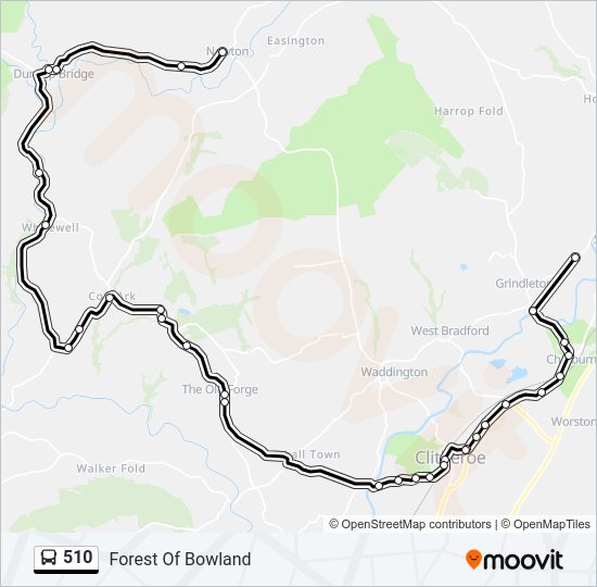 510 Route: Schedules, Stops & Maps - Sawley (Updated)
