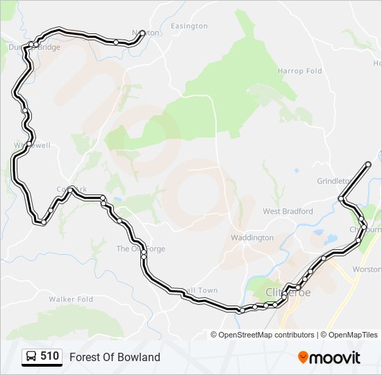 510 Route: Schedules, Stops & Maps - Sawley (Updated)