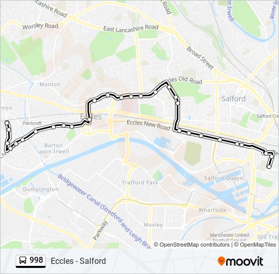 998 Route: Schedules, Stops & Maps - Winton (Updated)