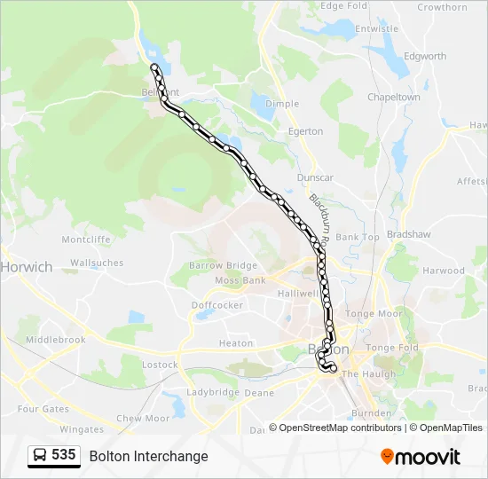 535 Route: Schedules, Stops & Maps - Bolton Interchange (Updated)