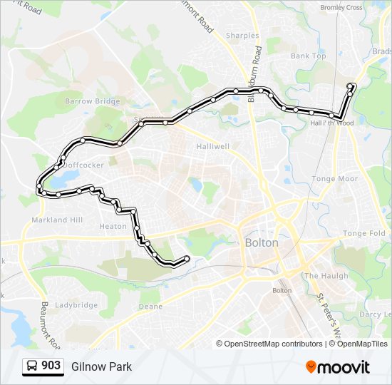 903 Route: Schedules, Stops & Maps - Gilnow Park (Updated)
