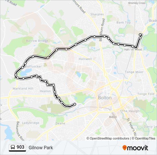903 Route: Schedules, Stops & Maps - Gilnow Park (Updated)