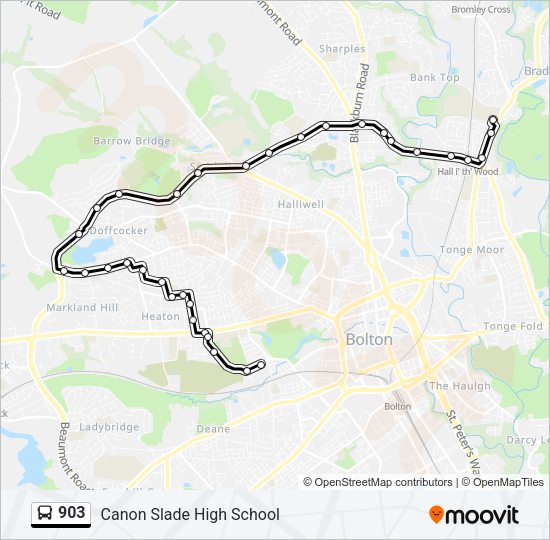 903 Route: Schedules, Stops & Maps - Canon Slade High School (Updated)