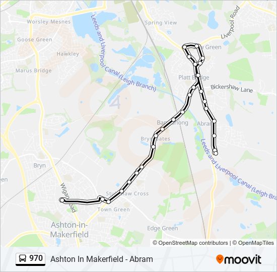 970 Route: Schedules, Stops & Maps - Abram (Updated)