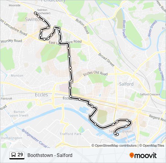 29 Route: Schedules, Stops & Maps - Swinton (Updated)