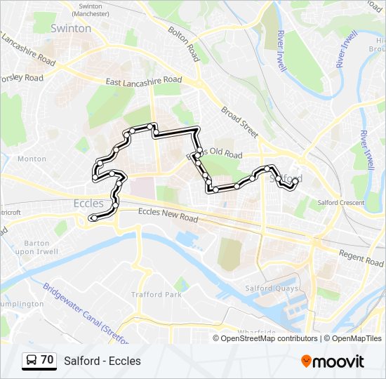 70 Route: Schedules, Stops & Maps - Pendleton (Updated)
