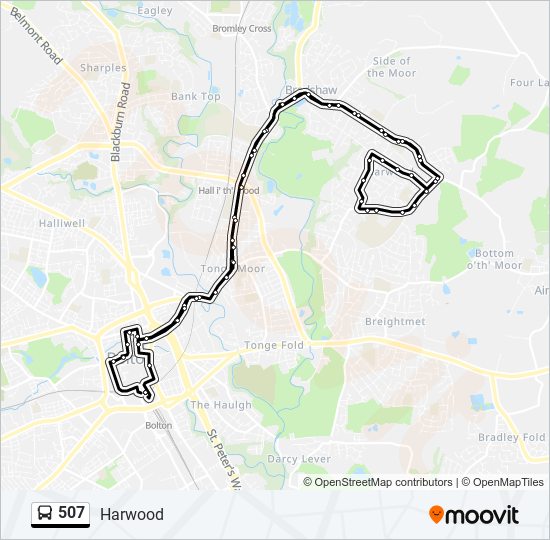 507 Route: Schedules, Stops & Maps - Harwood (Updated)