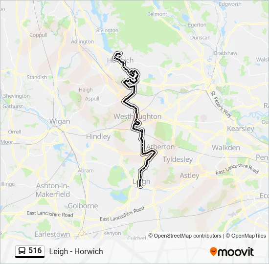 516 Route: Schedules, Stops & Maps - Old Lord's Crescent (Updated)
