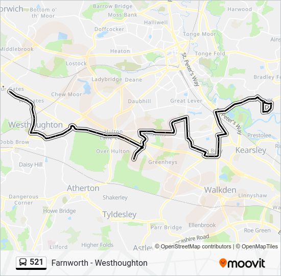 521 Route: Schedules, Stops & Maps - Coronation Square (Updated)