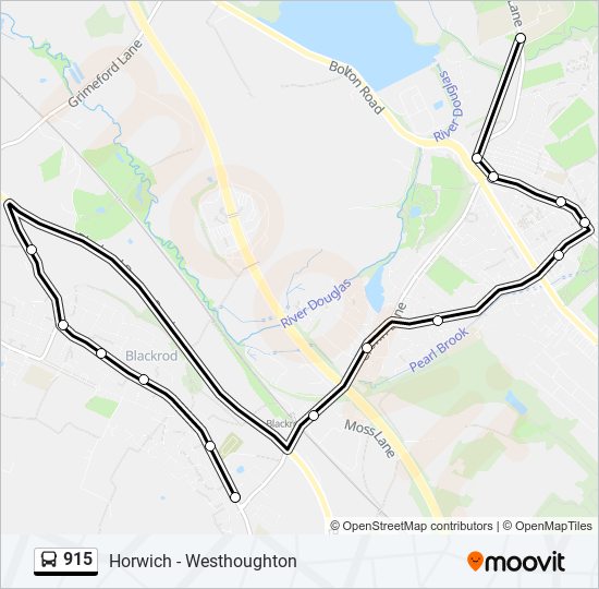 915 Route: Schedules, Stops & Maps - Blackrod (Updated)