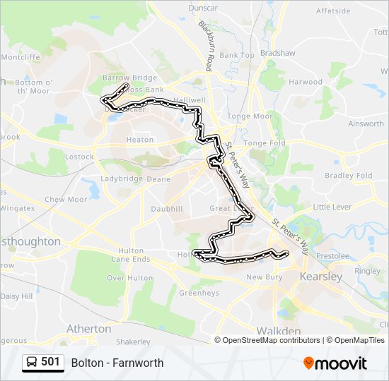 501 Route: Schedules, Stops & Maps - Johnson Fold Estate (Updated)