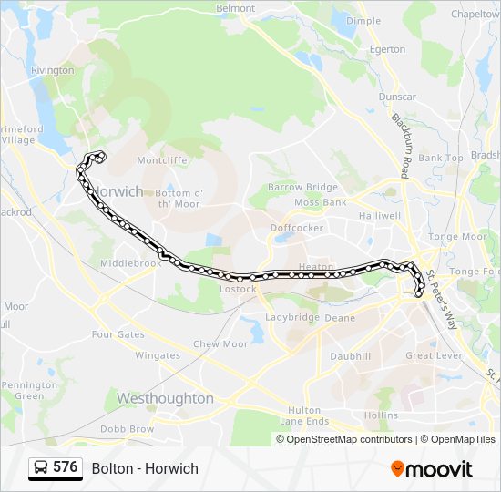 576 Route: Schedules, Stops & Maps - Old Lord's Crescent (Updated)
