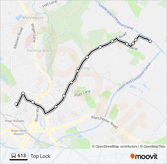 613 Route: Schedules, Stops & Maps - Top Lock (Updated)