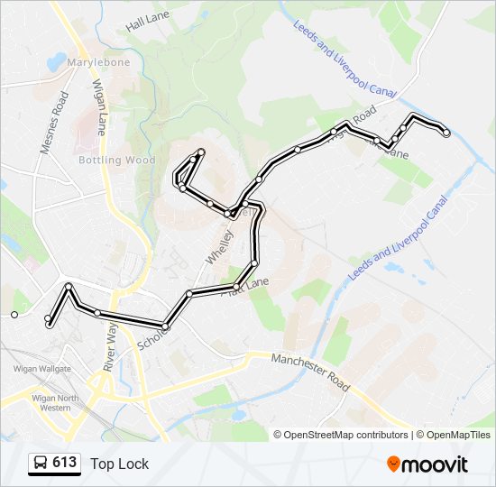613 Route: Schedules, Stops & Maps - Top Lock (Updated)