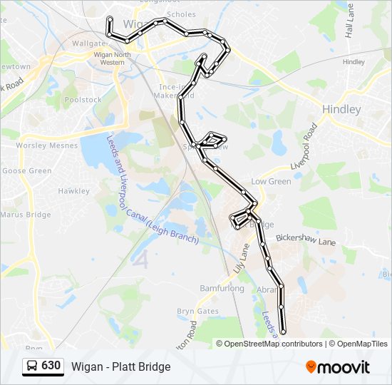 630 Route: Schedules, Stops & Maps - Abram (Updated)