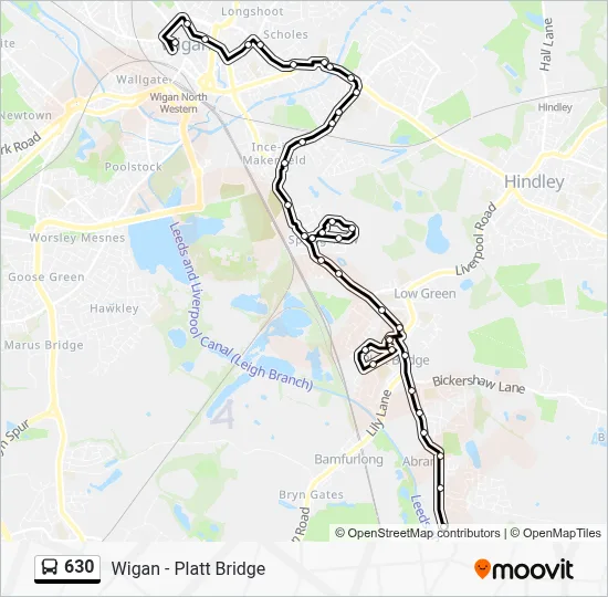 630 Route: Schedules, Stops & Maps - Dover Lock Terminus (Updated)