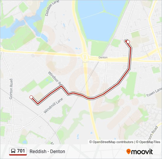 701 Route: Schedules, Stops & Maps - Denton Community College (Updated)