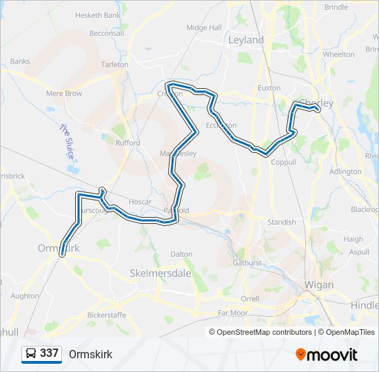 337 Route: Schedules, Stops & Maps - Ormskirk (Updated)