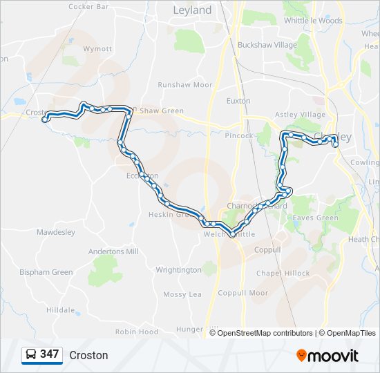 347 Route: Schedules, Stops & Maps - Croston (Updated)