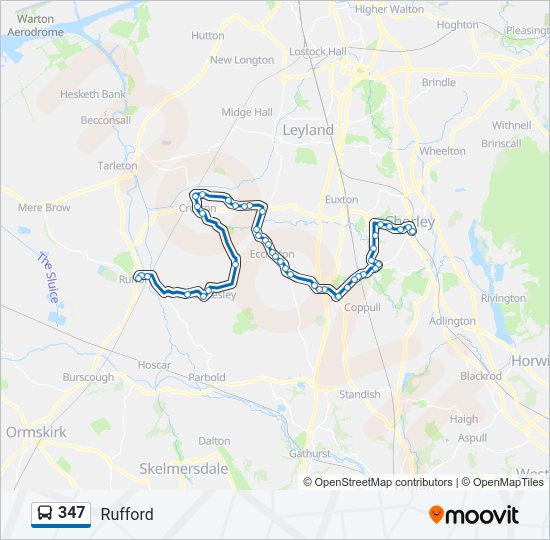 347 Route: Schedules, Stops & Maps - Rufford (Updated)