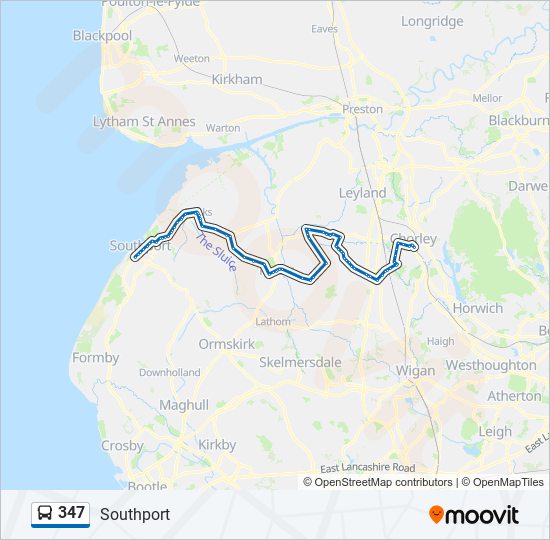 347 Route: Schedules, Stops & Maps - Southport (Updated)