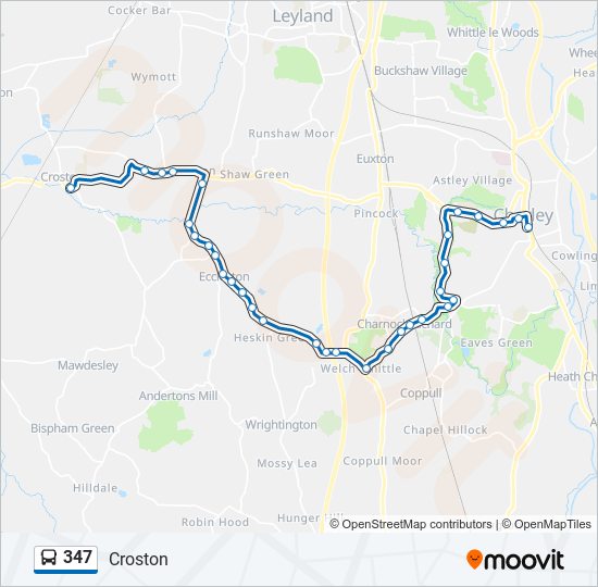 347 Route: Schedules, Stops & Maps - Croston (Updated)