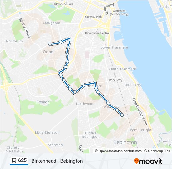 625 Route: Schedules, Stops & Maps - College Drive (Updated)